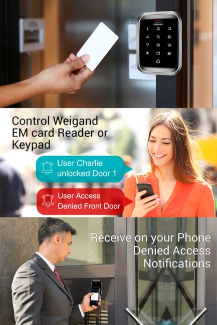 ZEM-CWI 2.4 GHZ Wi-Fi Universal Smart Door Controller for Access ...